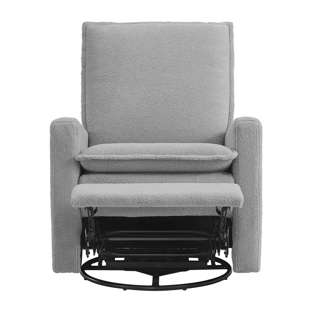 Oxford Baby Uptown Swivel Rocker and Recliner Boucle Koala Gray